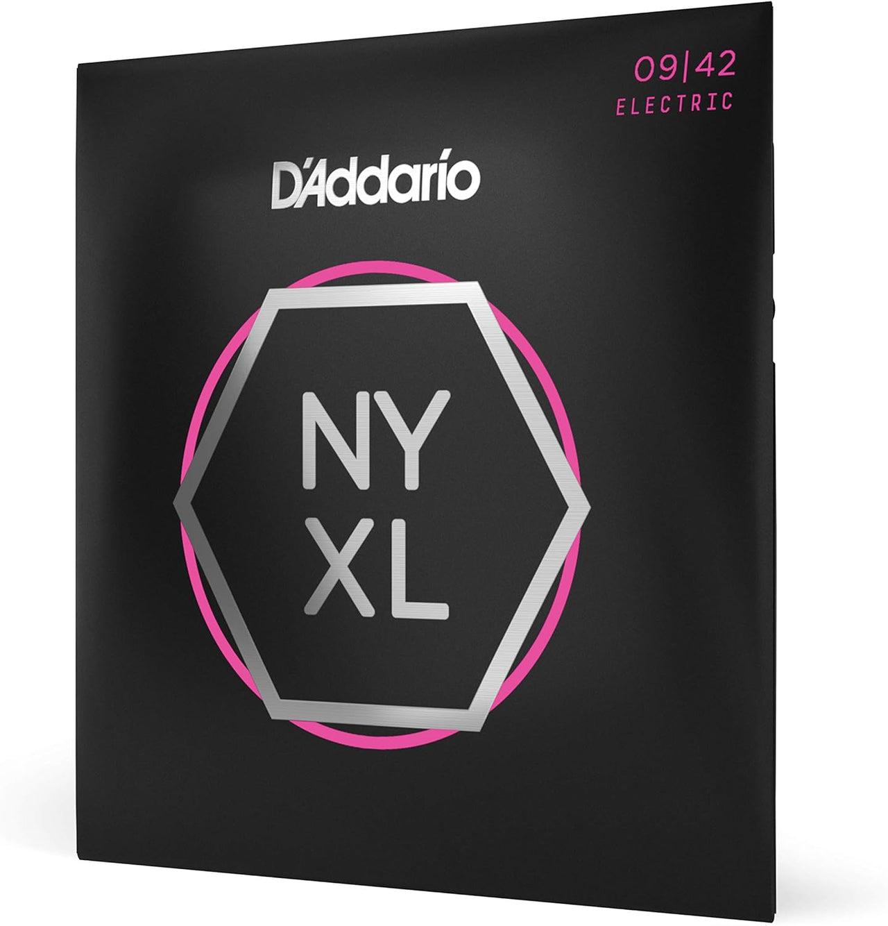 D'Addario NYXL0942 Nickel Wound Electric Strings, Super Light, 09-42 ...
