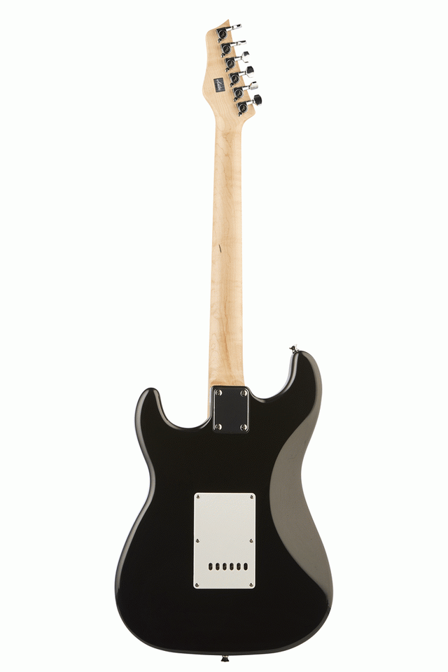 Ashton AG232 MBK Electric Guitar Black, Maple Fingerboard – DOREMi ...