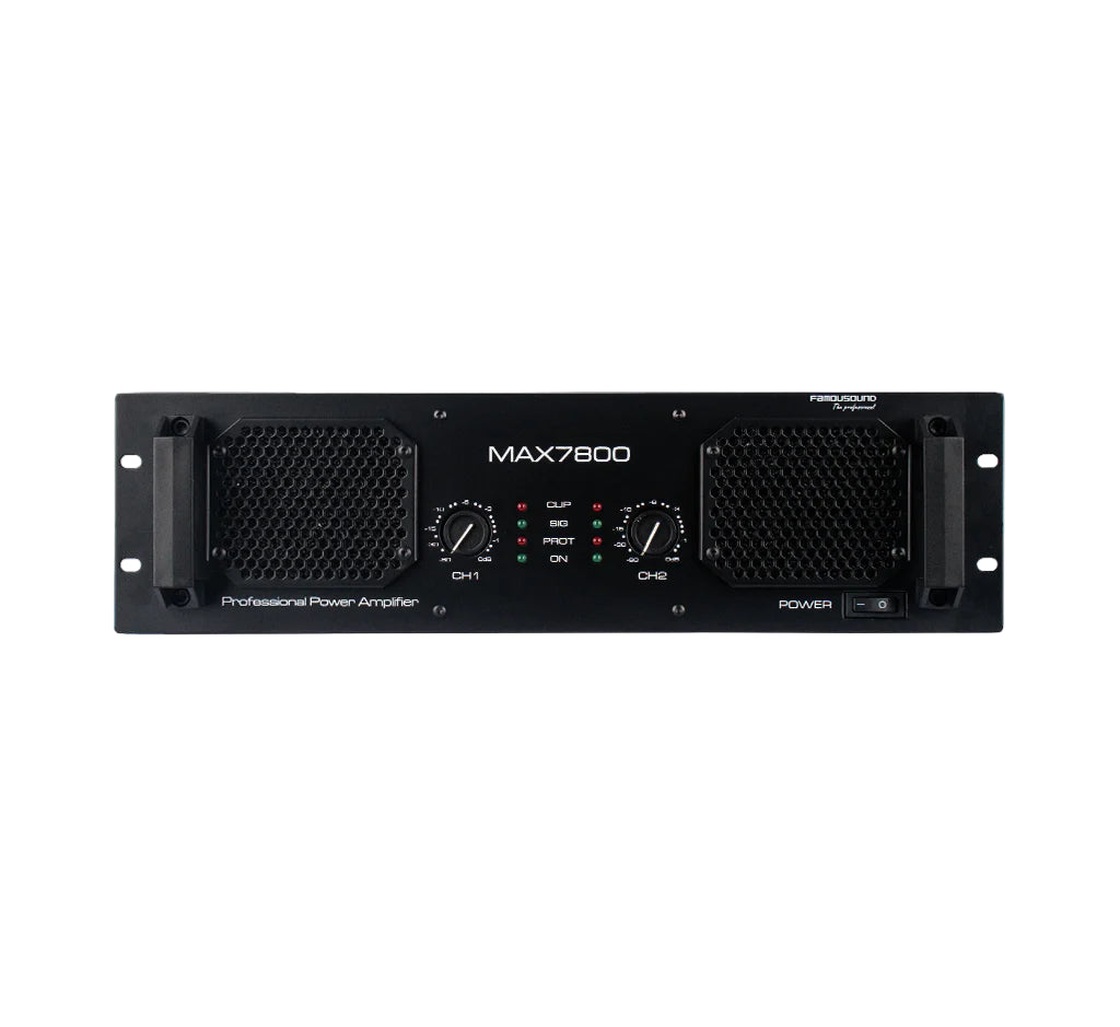 Famousound Max7800 2CHNL 1250W 8OHM Power Amplifier – DOREMi Sound ...