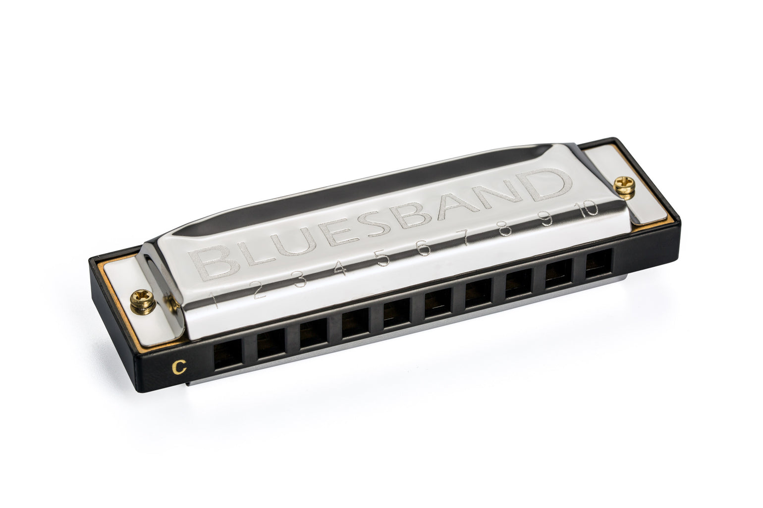 Hohner Enthusiast Series Blues Band 10-Hole Diatonic Harmonica - Key o ...