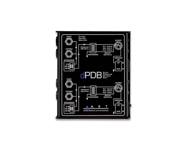 Art dPDB Dual Passive Dual DI Box – DOREMi Sound & Light Sdn Bhd (241517-U)