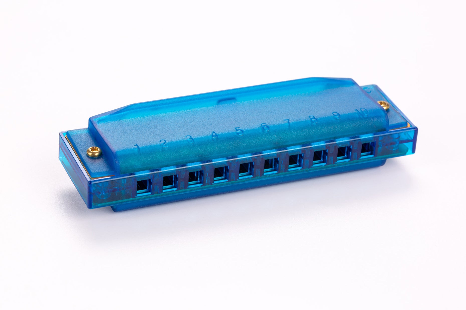 Hohner Translucent Harp 10-Hole Diatonic Harmonica – DOREMi Sound ...