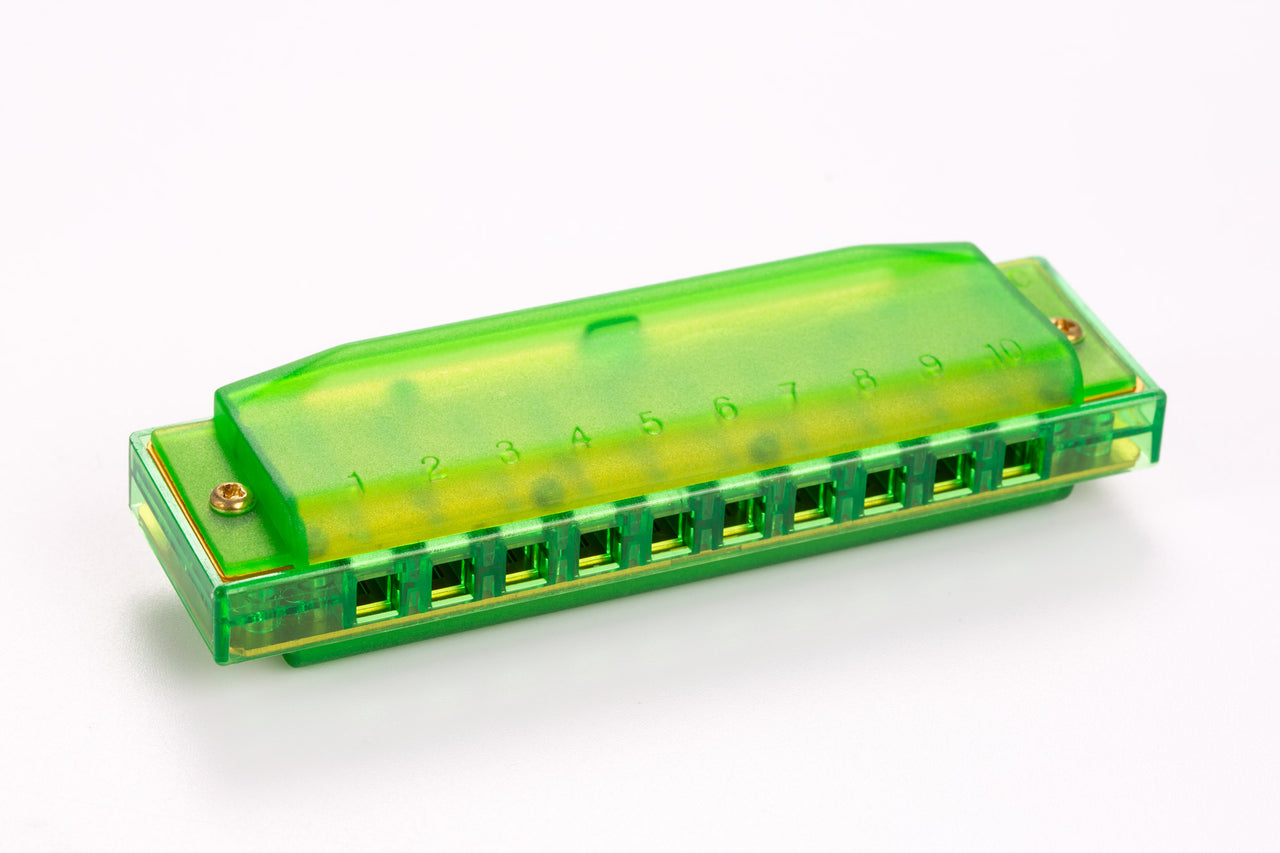 Hohner Translucent Harp 10-Hole Diatonic Harmonica – DOREMi Sound ...