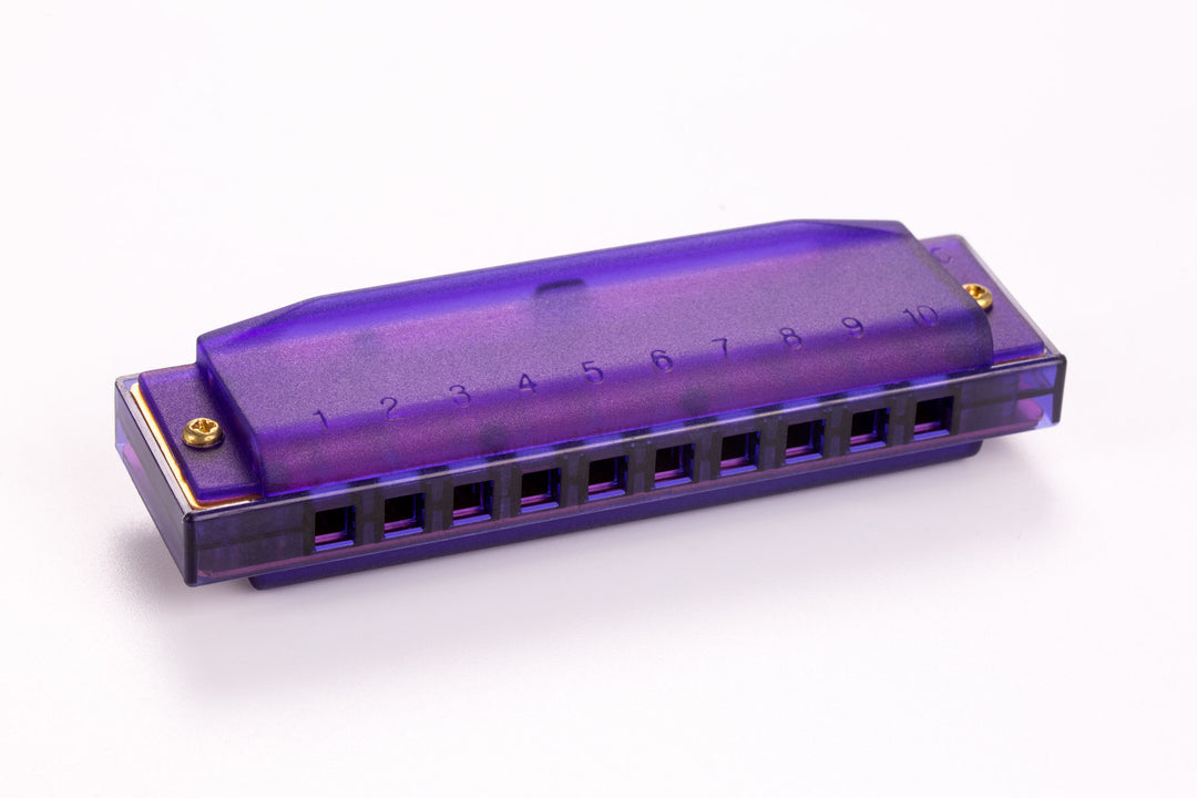 Hohner Translucent Harp 10-Hole Diatonic Harmonica – DOREMi Sound ...