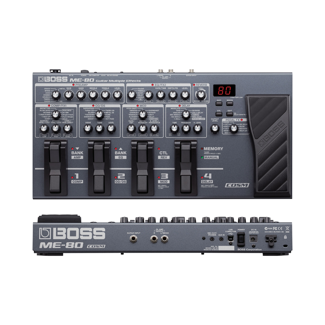Boss ME80 Multi Effects Pedal with Adapter (ME-80) – DOREMi Sound ...
