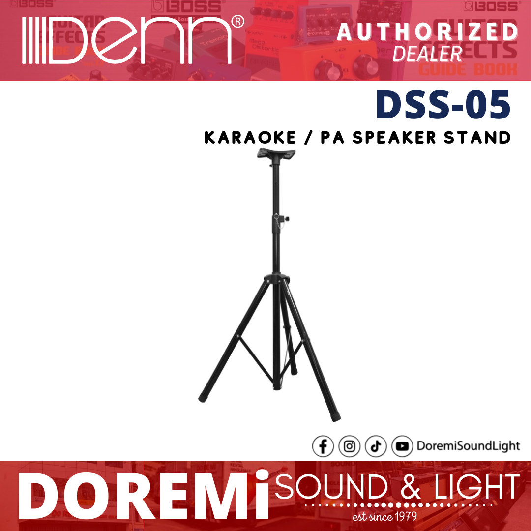 Denn DSS-05 Karaoke / PA Speaker Stand ( DSS05 ) – DOREMi Sound & Light ...