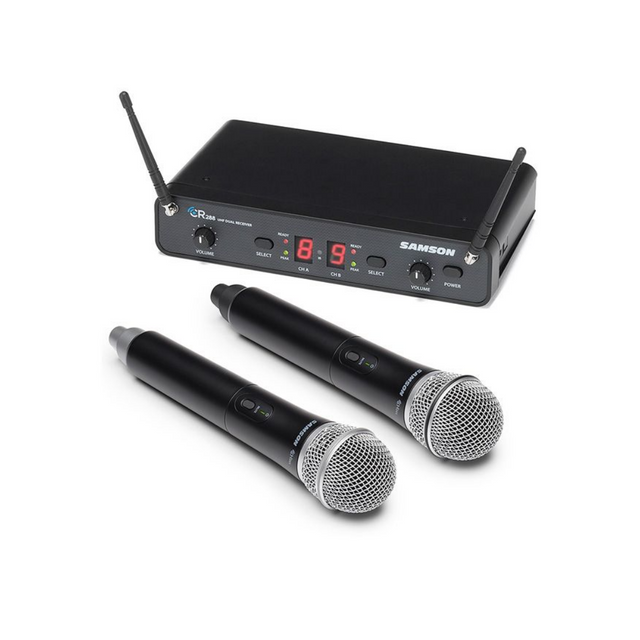 Samson Concert 288 Handheld Dual-Channel Wireless Microphone System ...